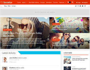 Top 5 Social Network, BuddyPress, Community WordPress Themes