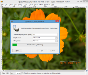Remove Date And Time Stamp From Image For Free Using GIMP