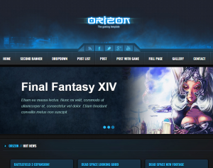 Top 5 Online Games, Gaming Website, MMORPG HTML5 Templates