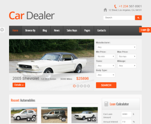 Top 5 Car Dealer, Automotive, Auto Sales HTML5 Templates