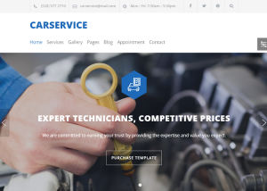 Top 5 Car, Auto Repair, Mechanic, Service HTML5 Templates