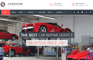 Top 5 Car, Auto Repair, Mechanic, Service HTML5 Templates