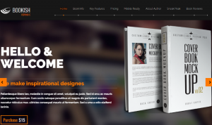 Top 5 Author, Writer, Novelist, Ebook HTML5 Templates