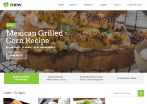 Top 5 Recipe, Cooking, Food, Nutrition HTML5 Templates