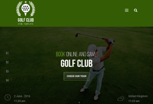 Top 5 Golf Website, Country Club, Golfing HTML5 Templates