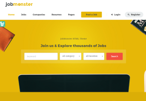 Top 5 Job Board, Listing, Employment, Career HTML5 Templates