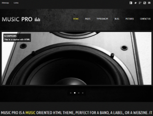 Top 5 Music Band, Musicians, Singer, Radio HTML5 Templates