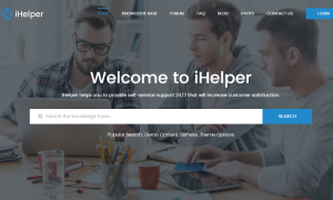 Top 5 Knowledge Base, Help Desk, Wiki, FAQ HTML5 Templates