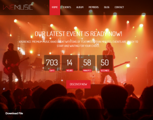 Top 3 Music Band, Singer, Musicians, Radio, DJ Drupal Themes