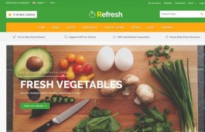 Top 5 Online Grocery Store HTML5 Website Templates